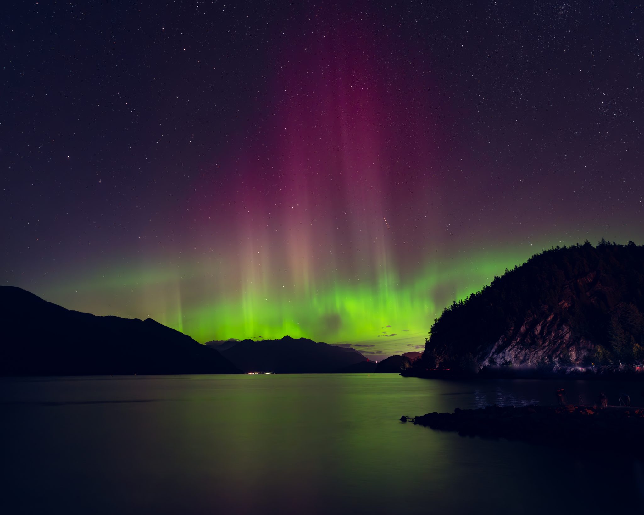 Aurora Borealis – Northern Lights in Squamish BC Canada Video Instagram ...